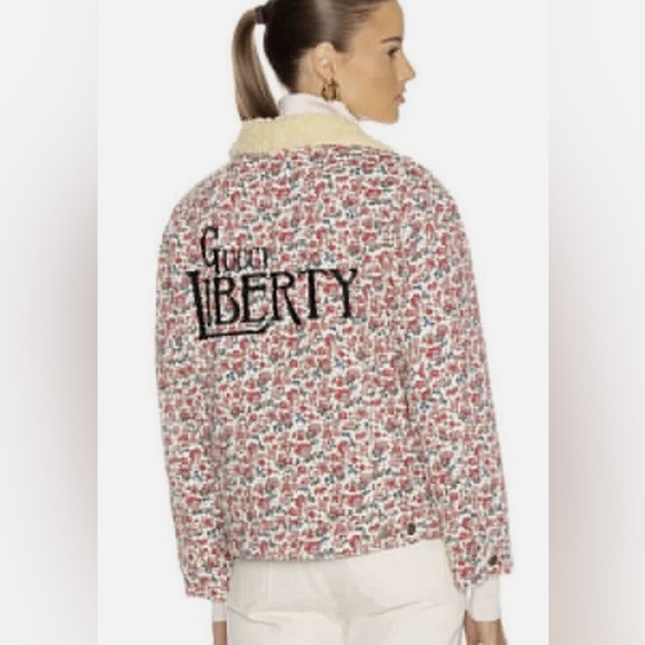 Gucci | Jackets & Coats | Gucci Liberty 44 Jacket Sherpa | Poshmark